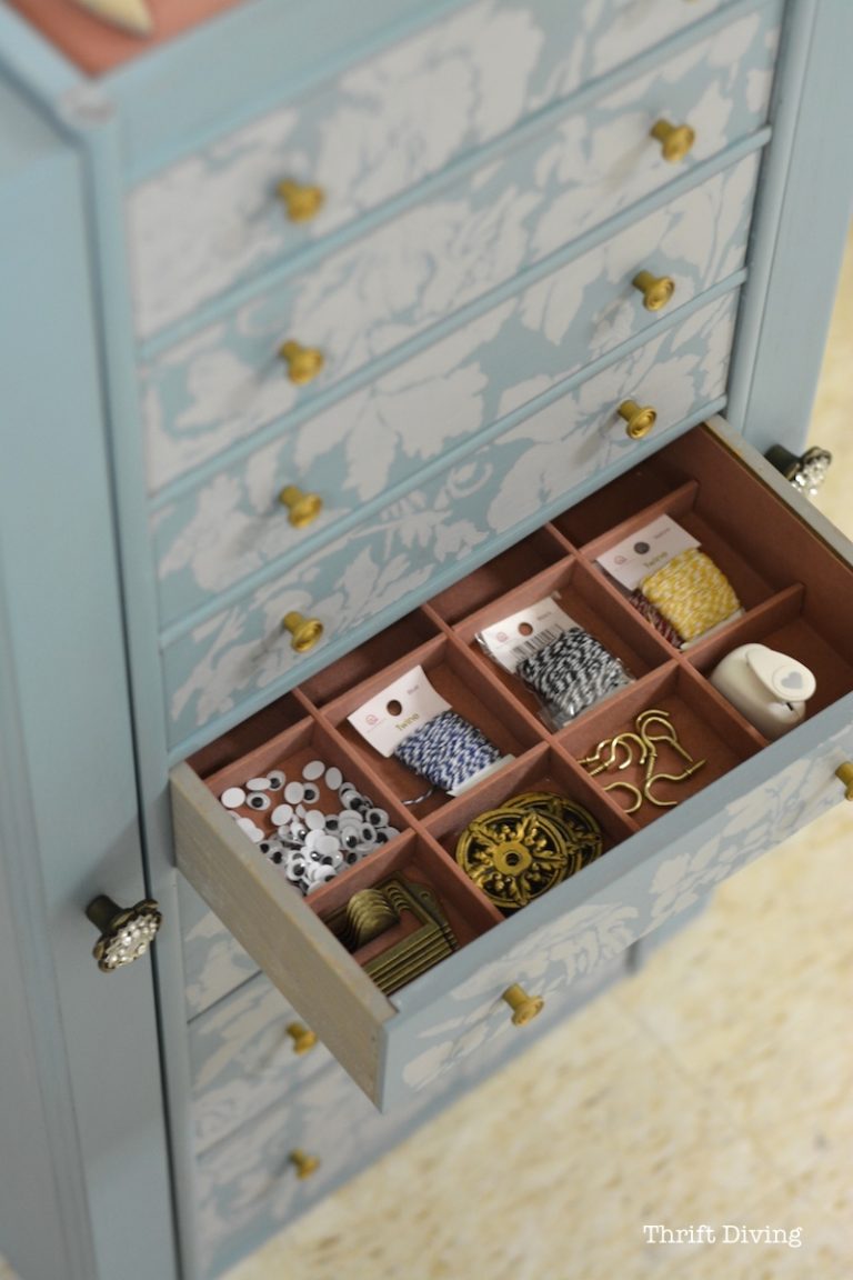 Get Organized: Repurpose an Old Jewelry Box into a DIY Craft Organizer ...