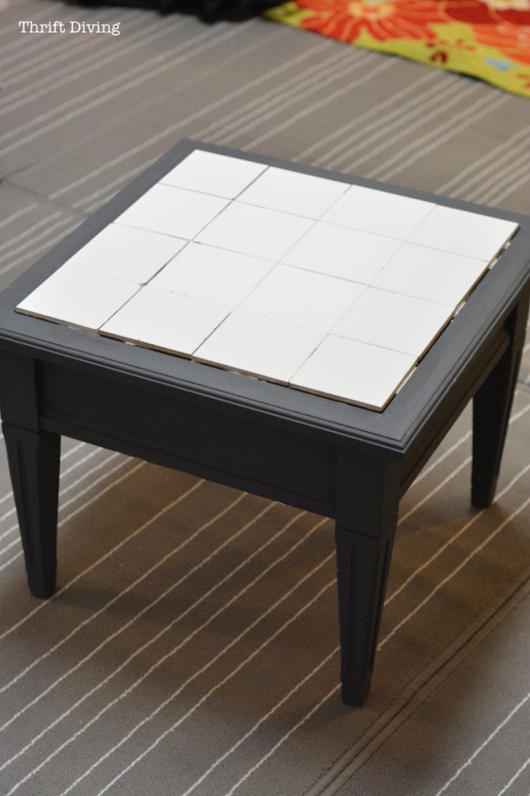 How to Tile a Table Top With Your Own Ceramic Tiles