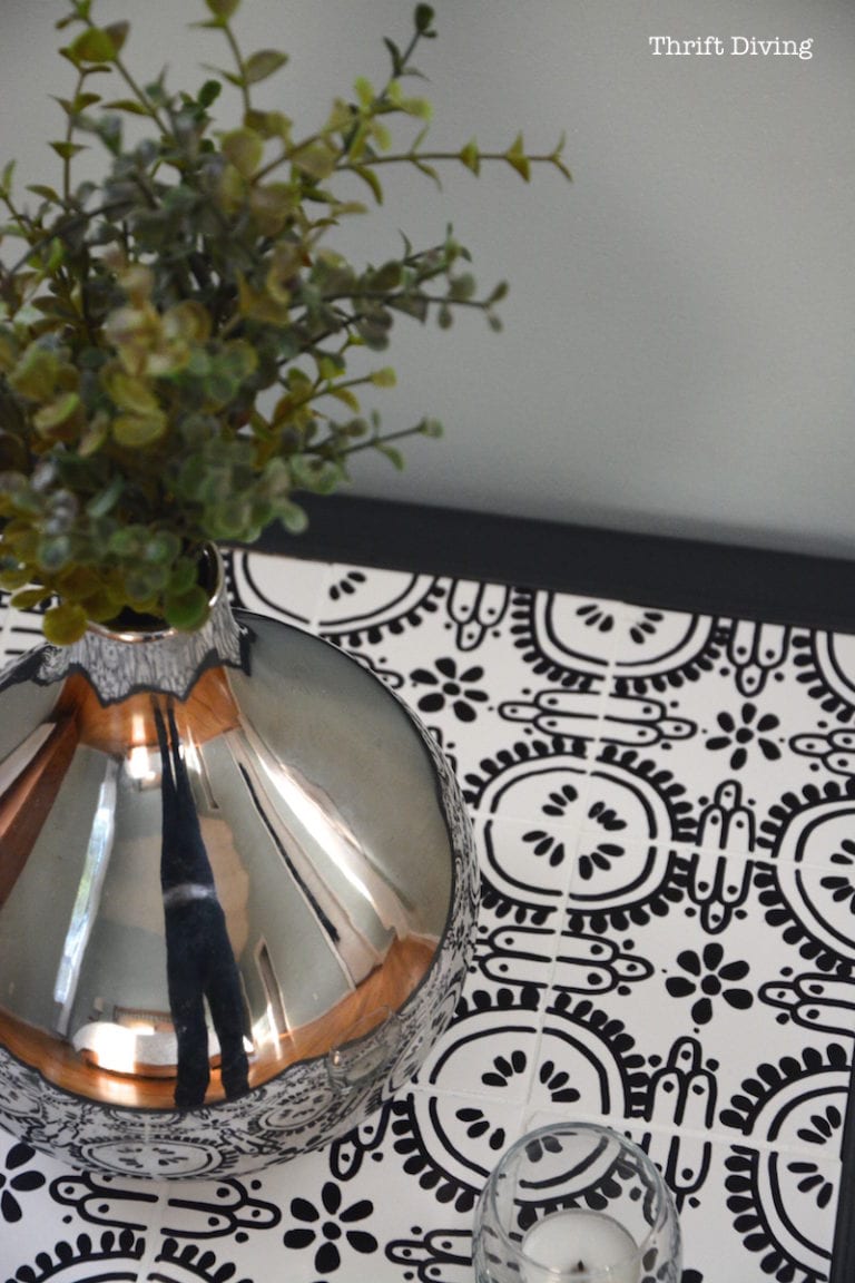 How to Tile a Table Top With Your Own Ceramic Tiles