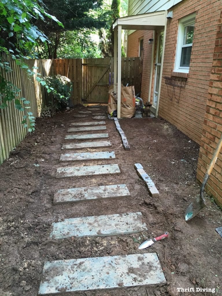 Patio Makeovers: How to Build a DIY Stone Walkway With Decorative Stones