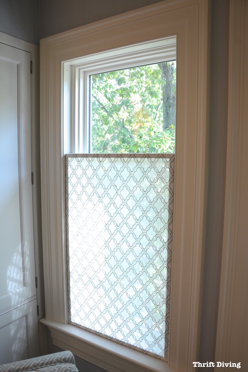 How to Make a Pretty DIY Window Privacy Screen