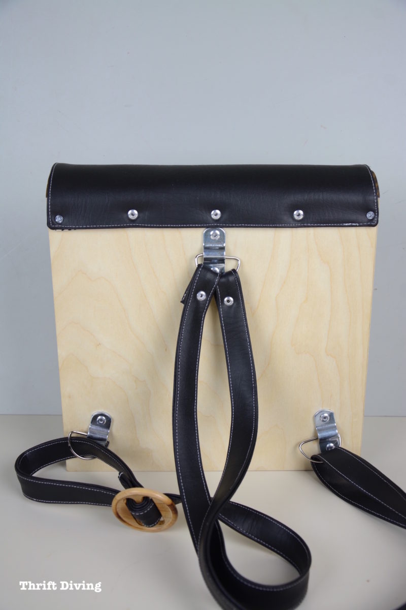How to Make a Knock-off DIY Wood Backpack With Faux Leather