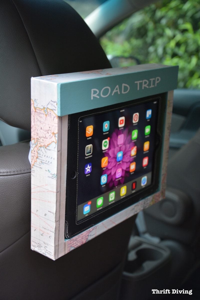 How to Make a DIY Tablet Holder for a Car Headrest