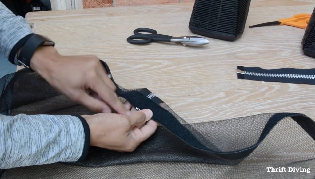 How to Make Your Own Garage Door Screen With a Zipper