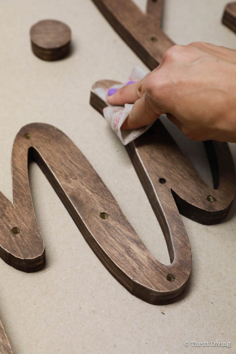 How to Make a DIY Word Light Sign Out of Wood: DIY Tutorial