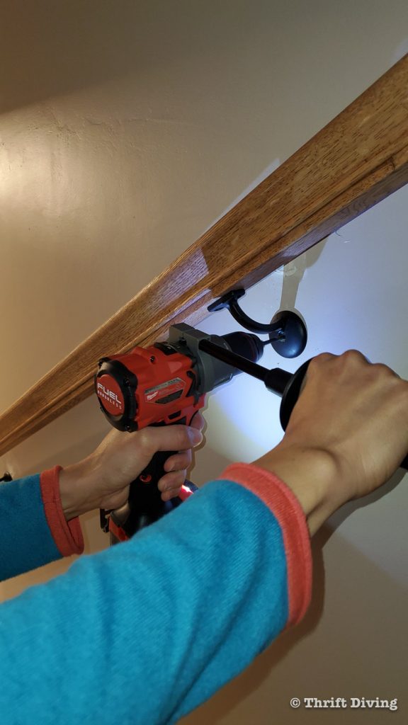 Installing a Staircase Handrail at My Basement Stairs