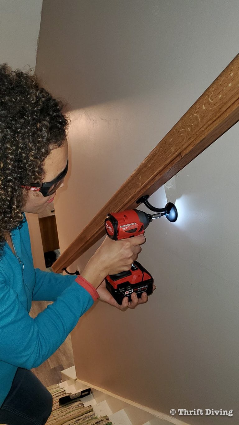 Installing a Staircase Handrail at My Basement Stairs