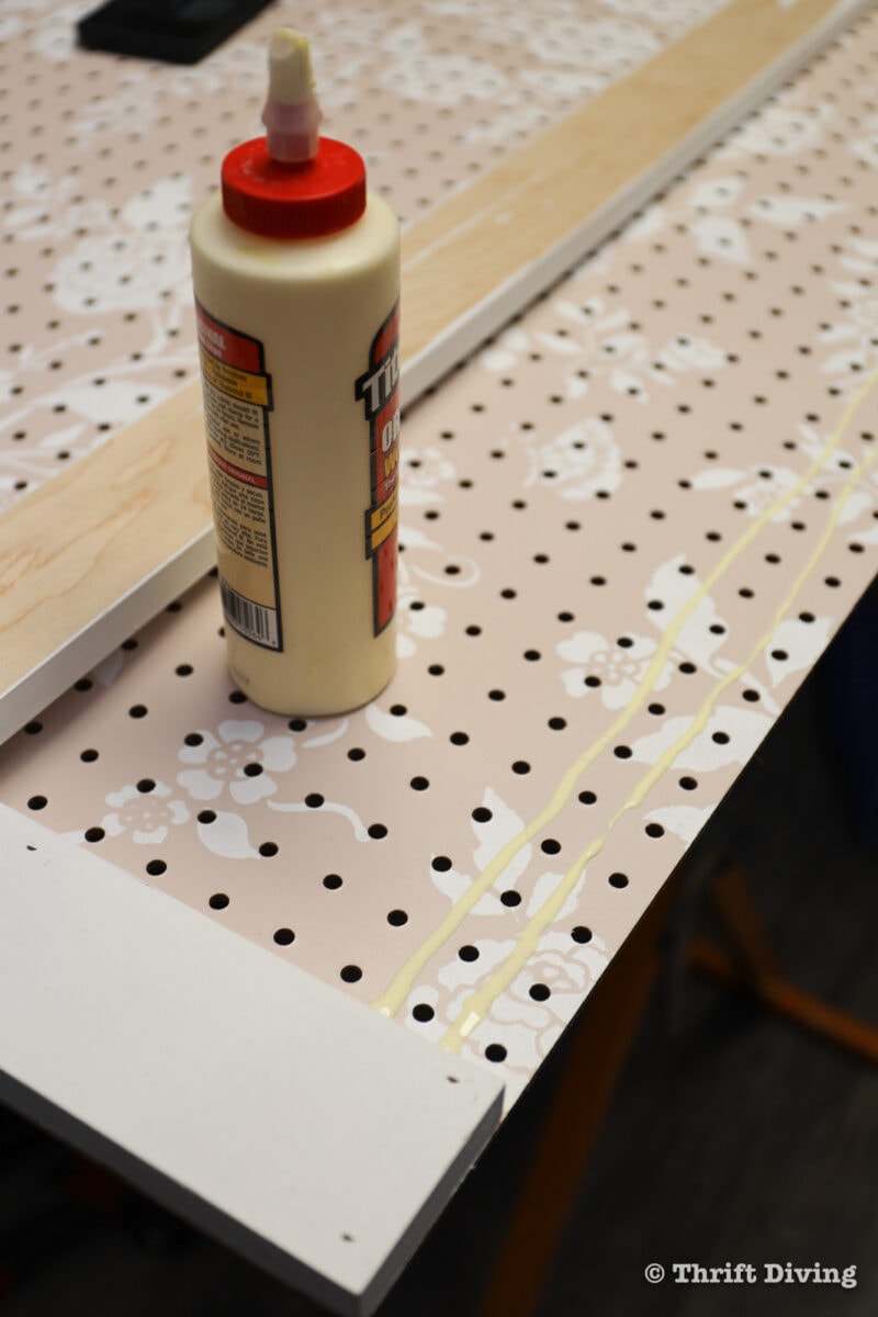 10 Steps to Make a Large Framed Pegboard with Organizers