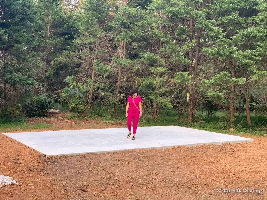 Building My Dream She Shed: The Concrete Foundation