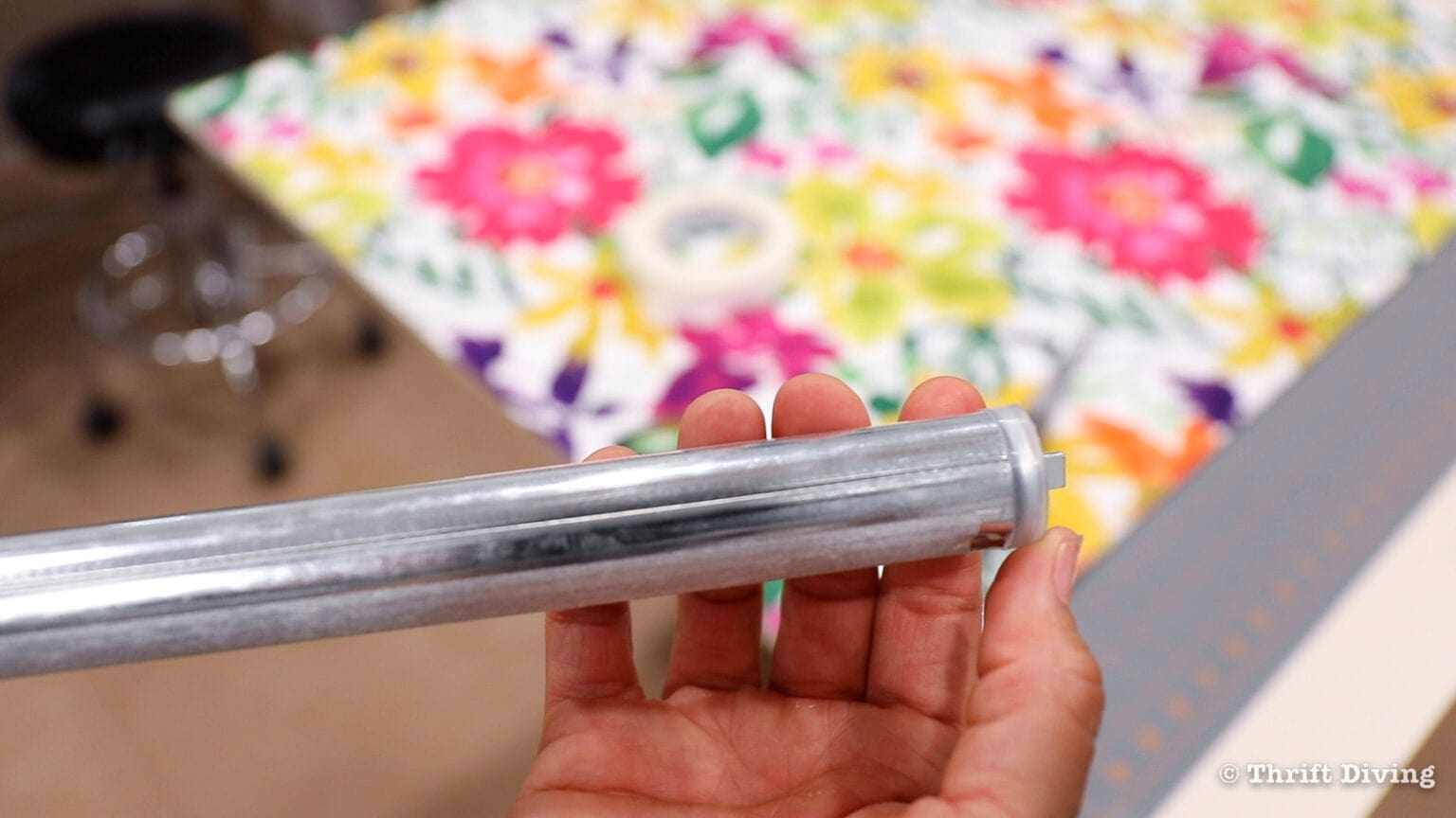 How to Make a DIY Roller Shade for Your Window!