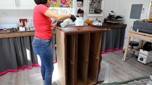 The Gorgeous $16 Vintage Dresser I Almost RUINED With Paint!