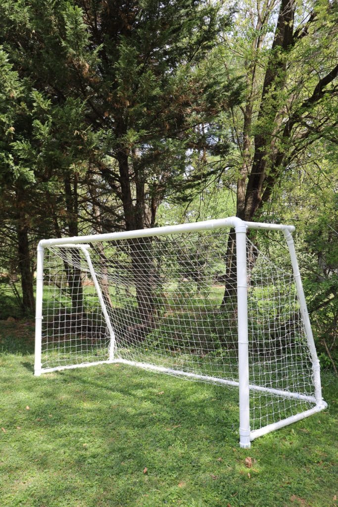 Build a Backyard Soccer Goal: Step by Step Tutorial! - Thrift Diving Blog